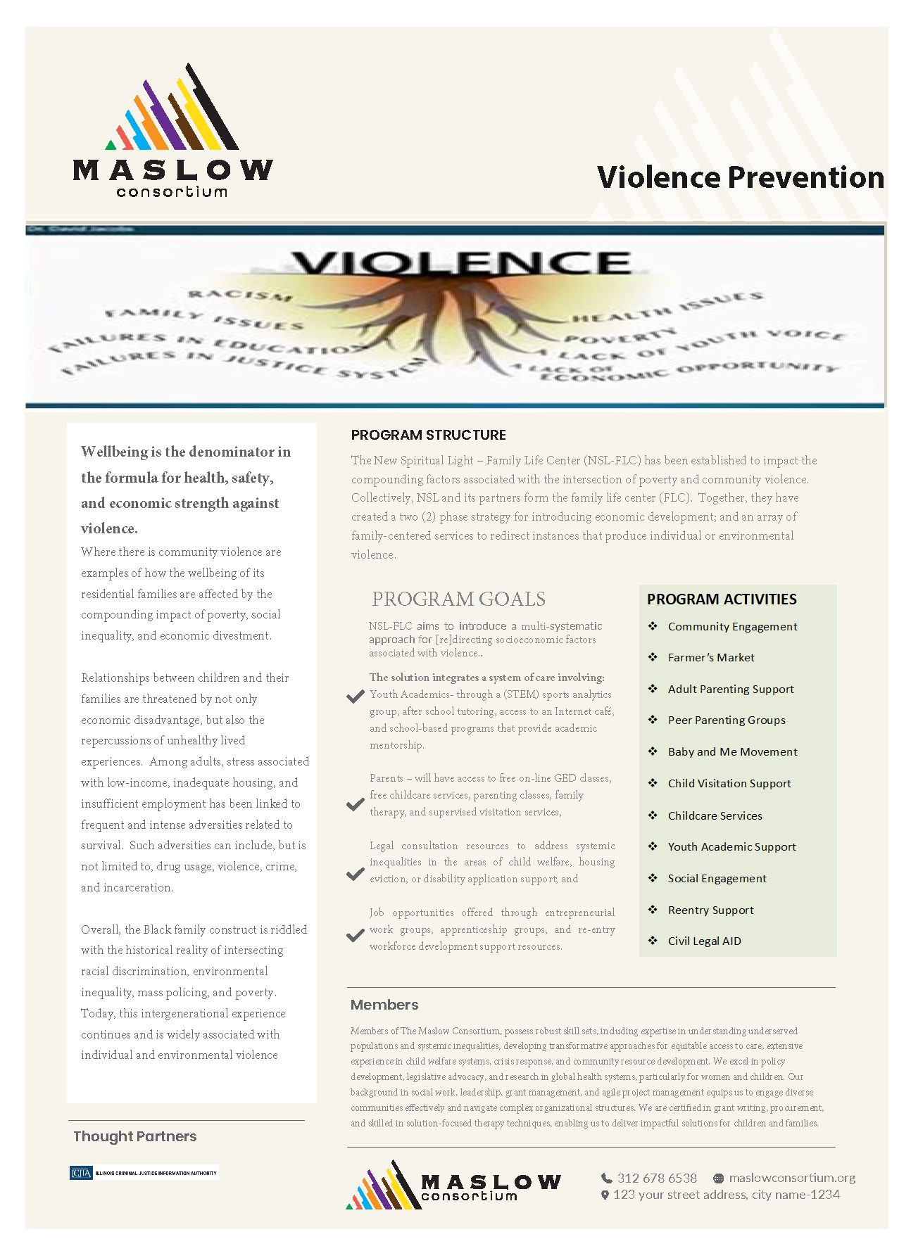 Violence Prevention – The Maslow Consortium